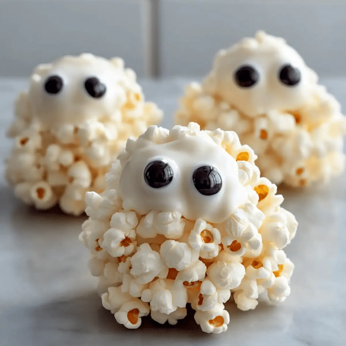 Crispy Ghost Popcorn Balls: Irresistible Halloween Treats