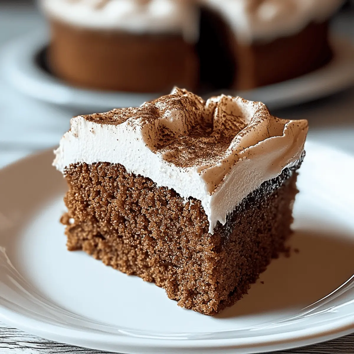 Easy Vegan Gingerbread Crazy Cake - Deliciously Spiced Delight