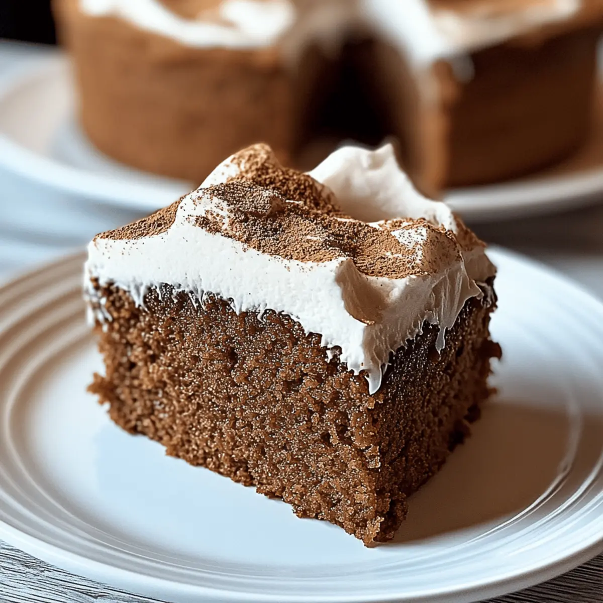 Easy Vegan Gingerbread Crazy Cake - Deliciously Spiced Delight