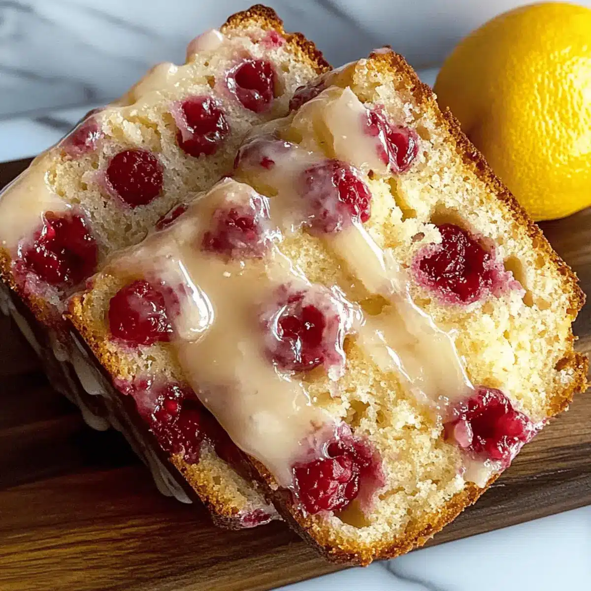 Ultimate Gluten-Free Raspberry Lemon Loaf - Deliciously Moist