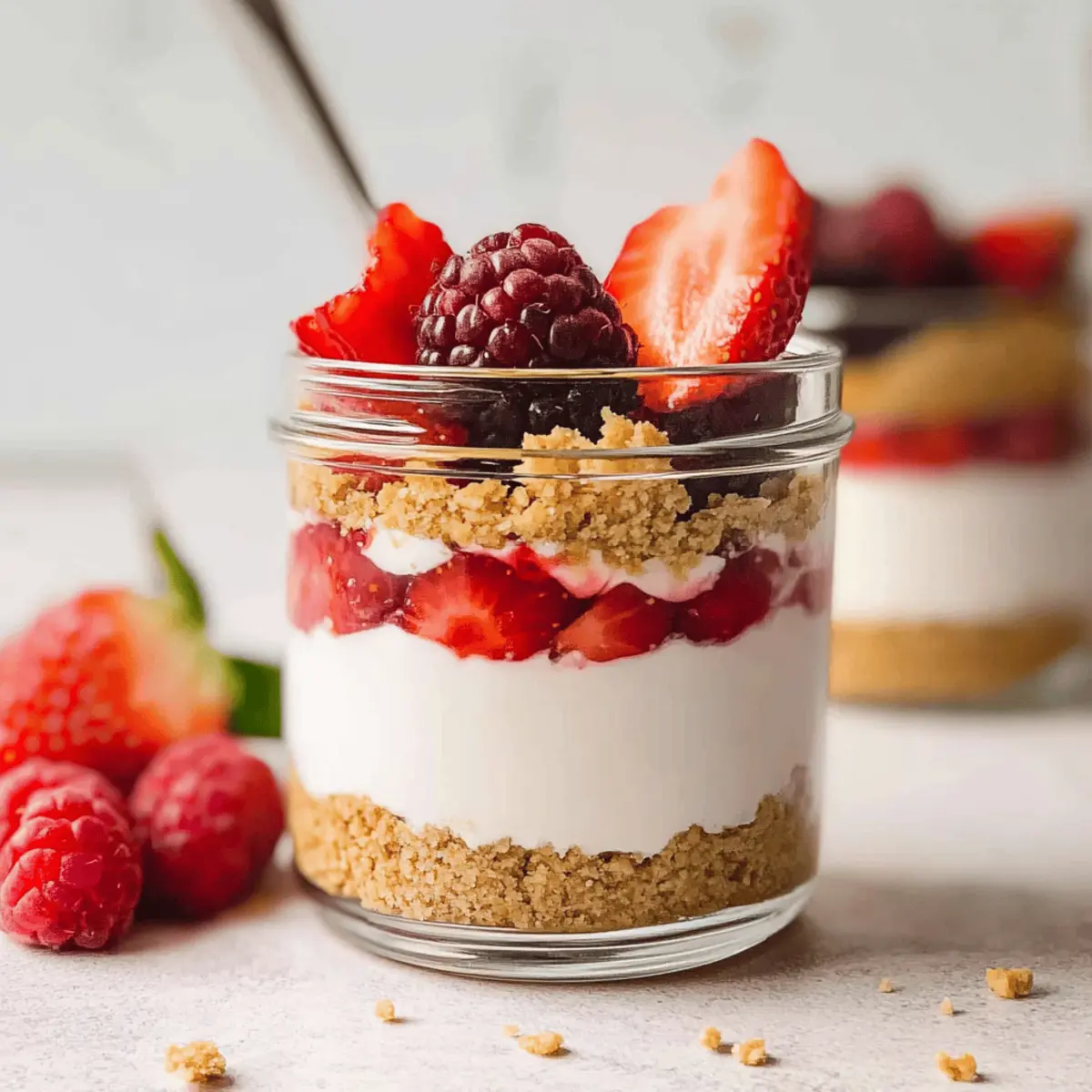 Irresistible Cheesecake Jars: Easy High Protein Dessert