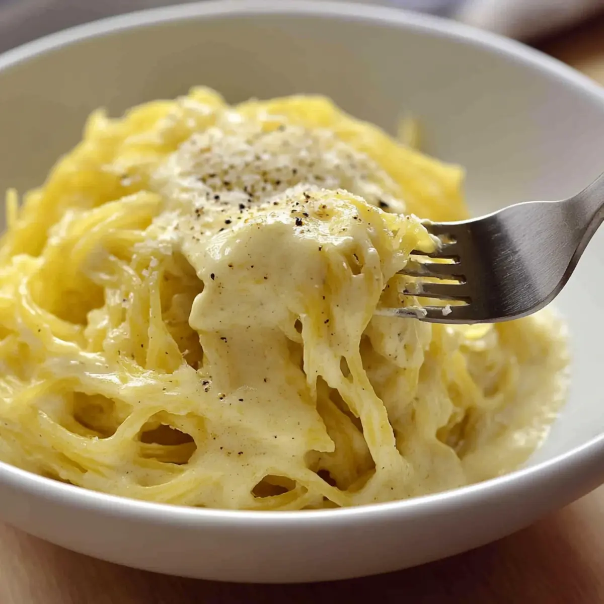 Irresistible Creamy Spaghetti Squash Alfredo You'll Love