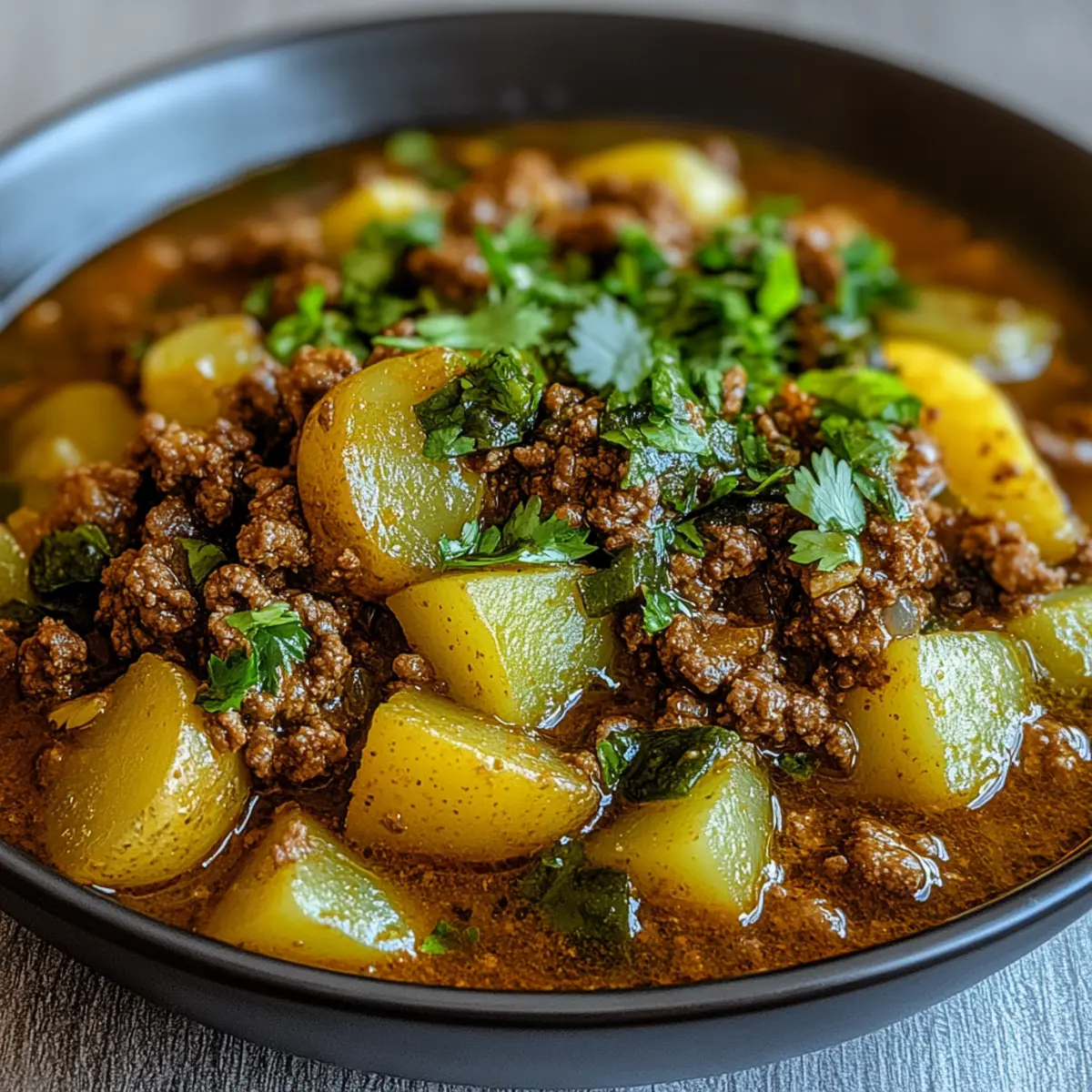 Irresistible Green Chile Picadillo Beef for Cozy Evenings
