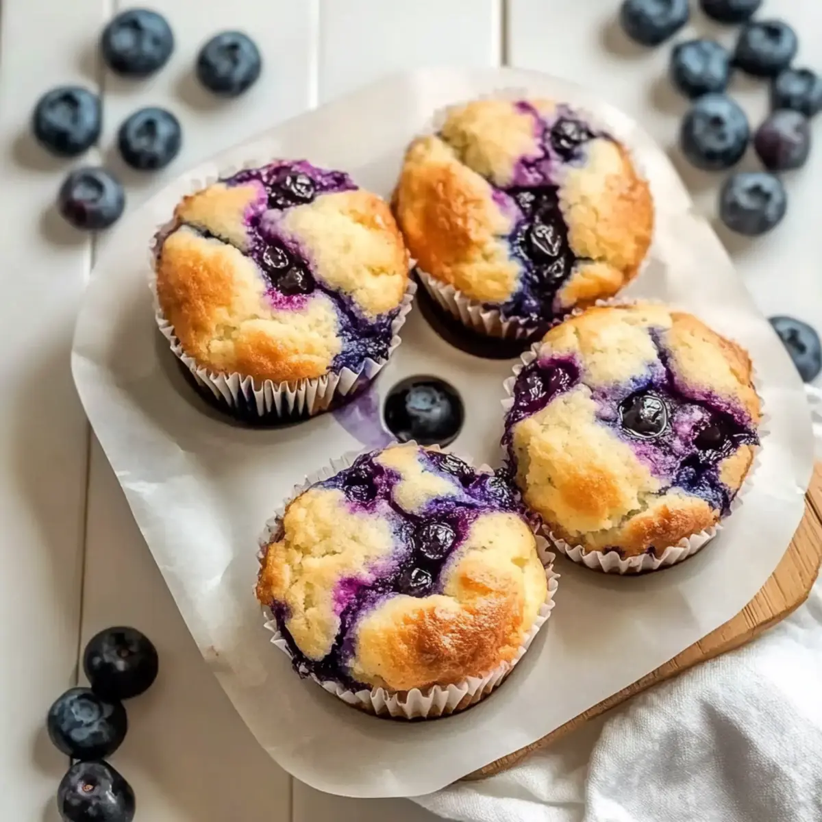 Delicious Cottage Cheese Blueberry Muffins for Guilt-Free Indulgence