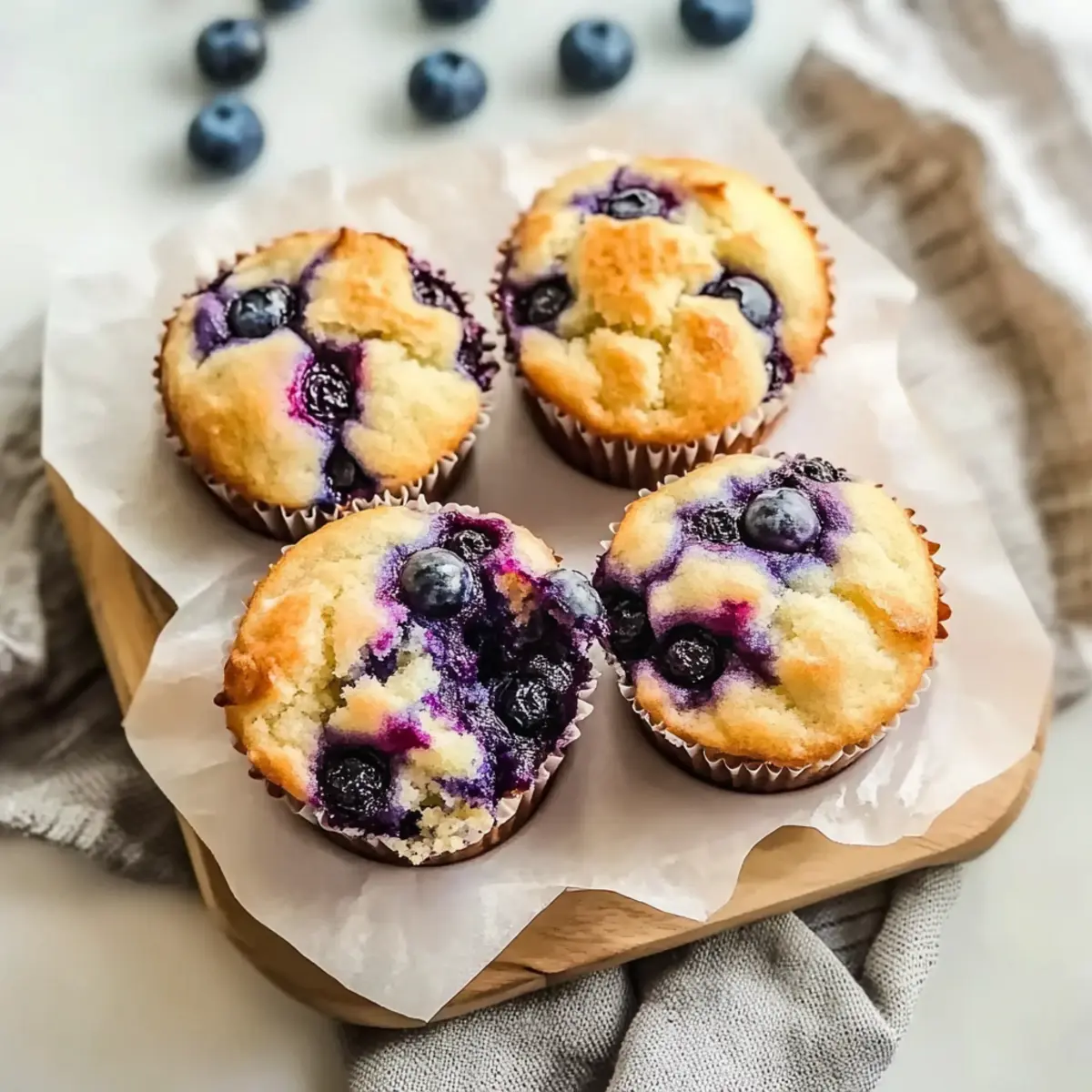 Delicious Cottage Cheese Blueberry Muffins for Guilt-Free Indulgence