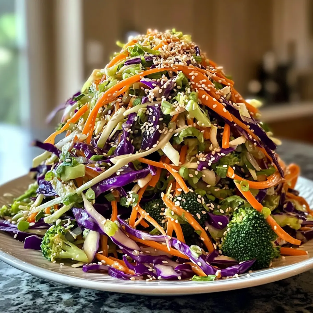 Irresistible Crunchy Asian Cabbage Slaw with Addictive Dressing