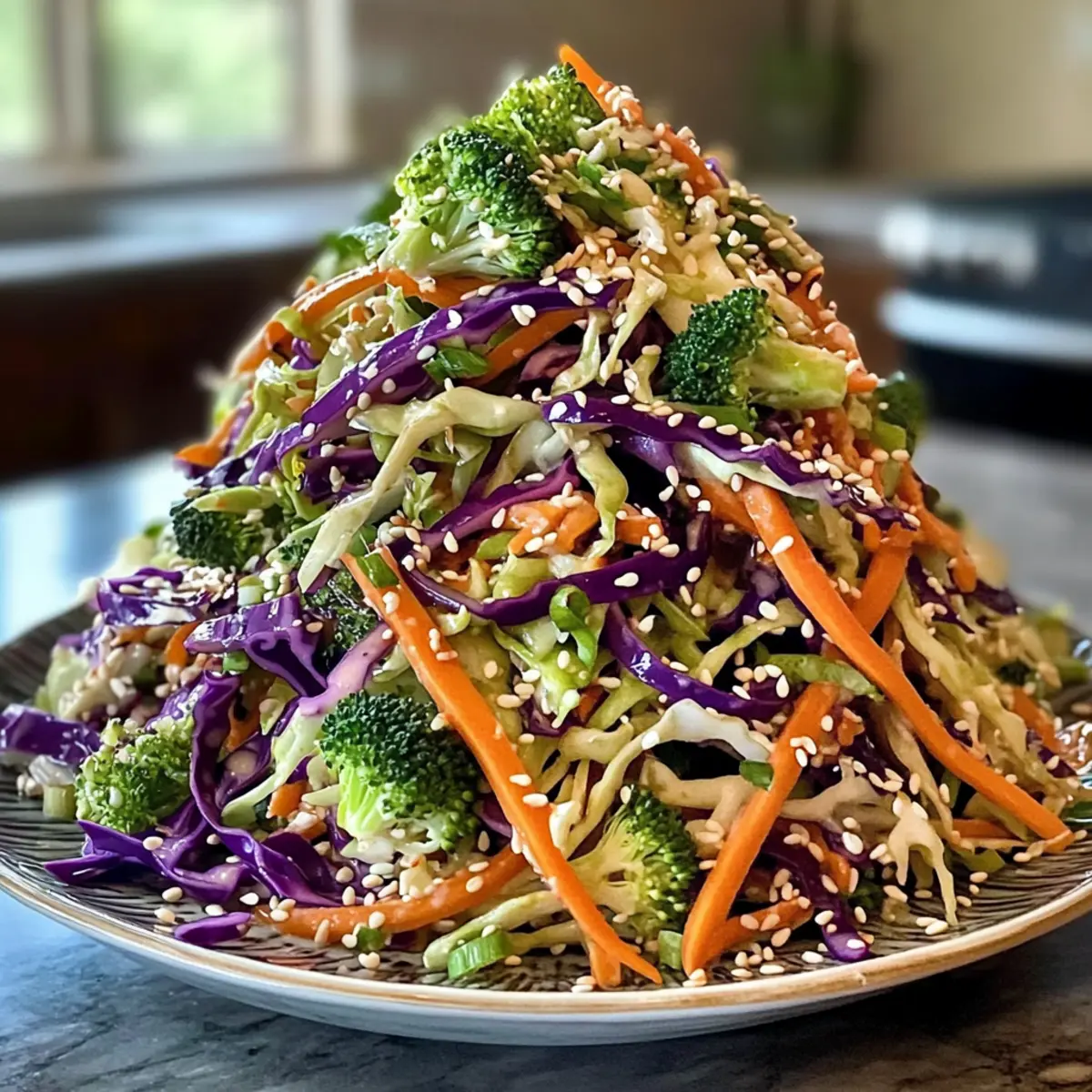 Irresistible Crunchy Asian Cabbage Slaw with Addictive Dressing
