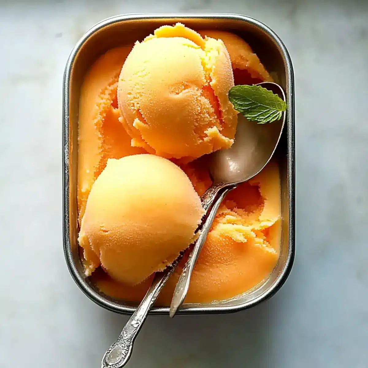 Irresistible Cardamom Apricot Sorbet: A Refreshing Delight